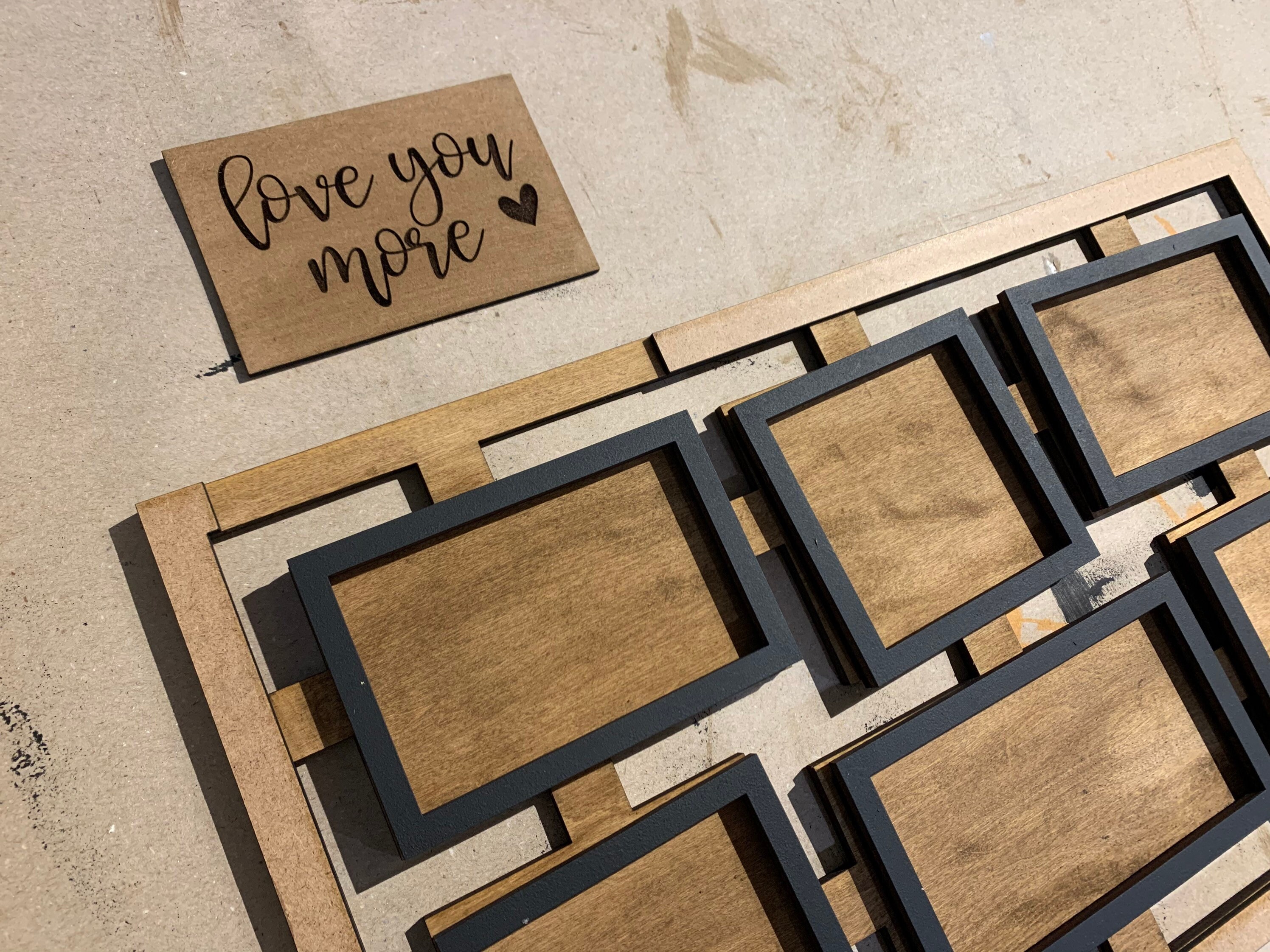 Modern Wall Frame With Interchangeable Quote Insert File SVG - Etsy