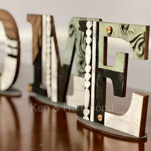 Vintage Rustic Initials File SVG, Glowforge Farmhouse ...