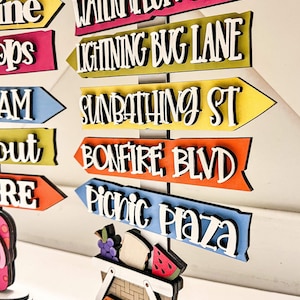 Summer Street Sign File SVG, Glowforge Summer, Luckyheartdesignsco - Etsy