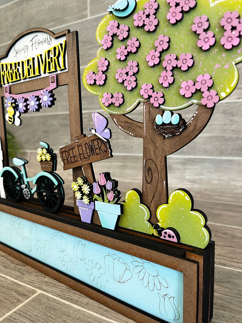 Holder Box Spring Flower Add on File SVG, Glowforge ...