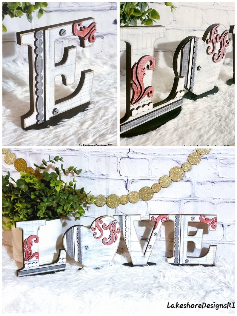 Vintage Rustic Initials File SVG Glowforge Farmhouse - Etsy