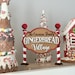 Gingerbread Village Standing Sign File SVG, Christmas, Santa, Candy ...