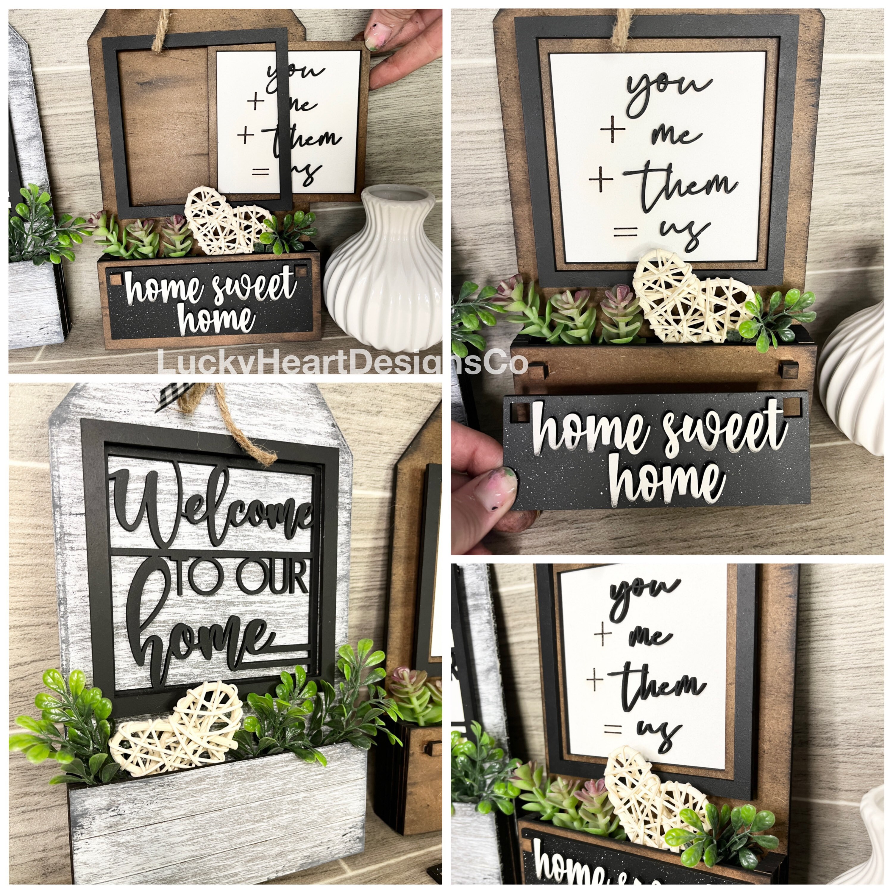 Tag Style Interchangeable Leaning Sign File SVG, Glowforge ...