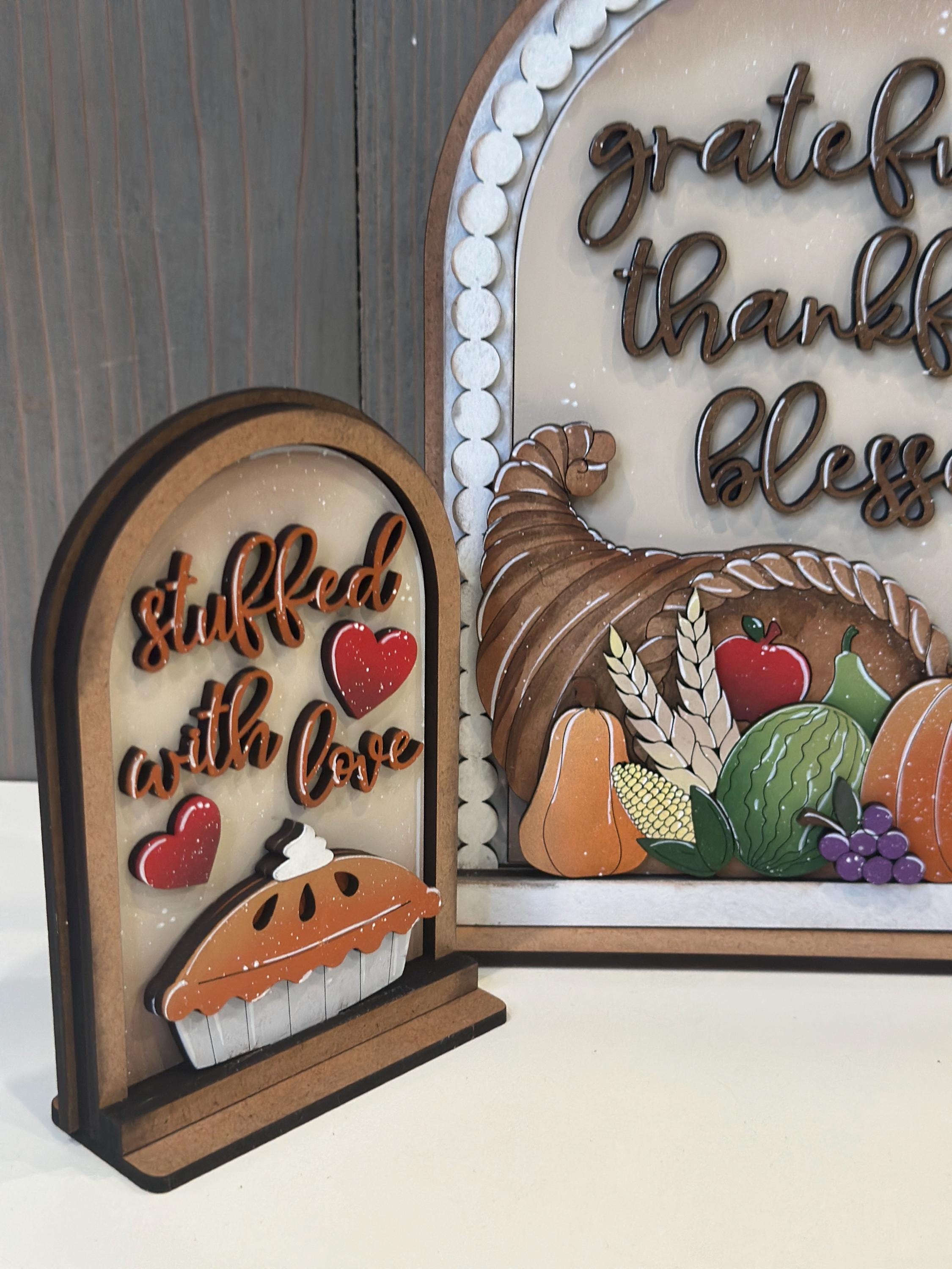 Thanksgiving Tall Arch Sign Interchangeable File SVG, TINY, INSERT Only ...