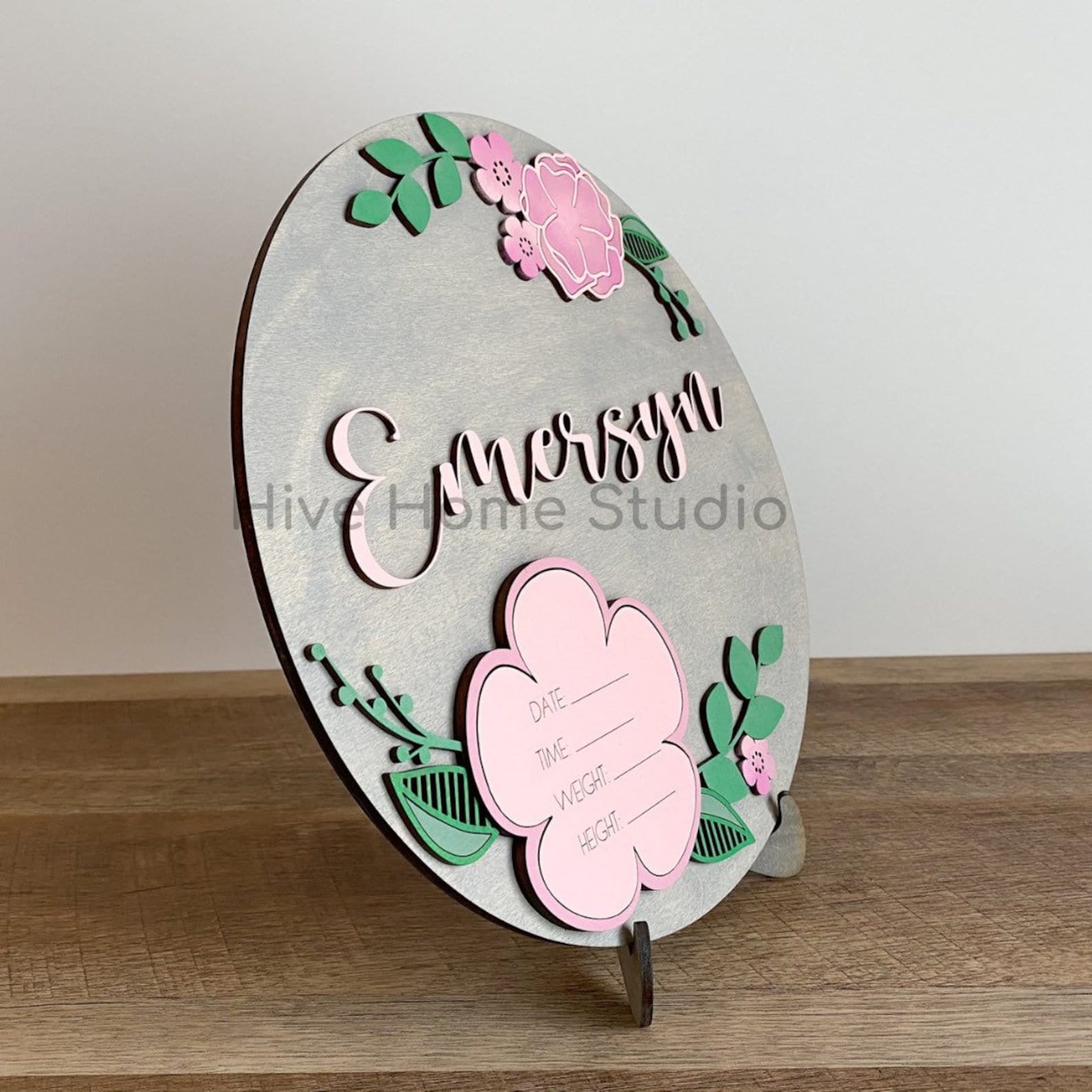 Floral Milestone Sign, SVG FILE Glowforge Flowers - Etsy
