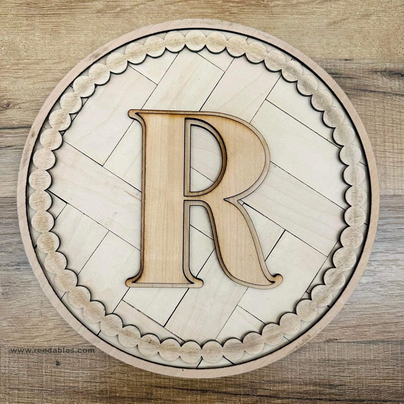 Pallet Rustic Round Backer Sign File SVG Farmhouse Glowforge - Etsy