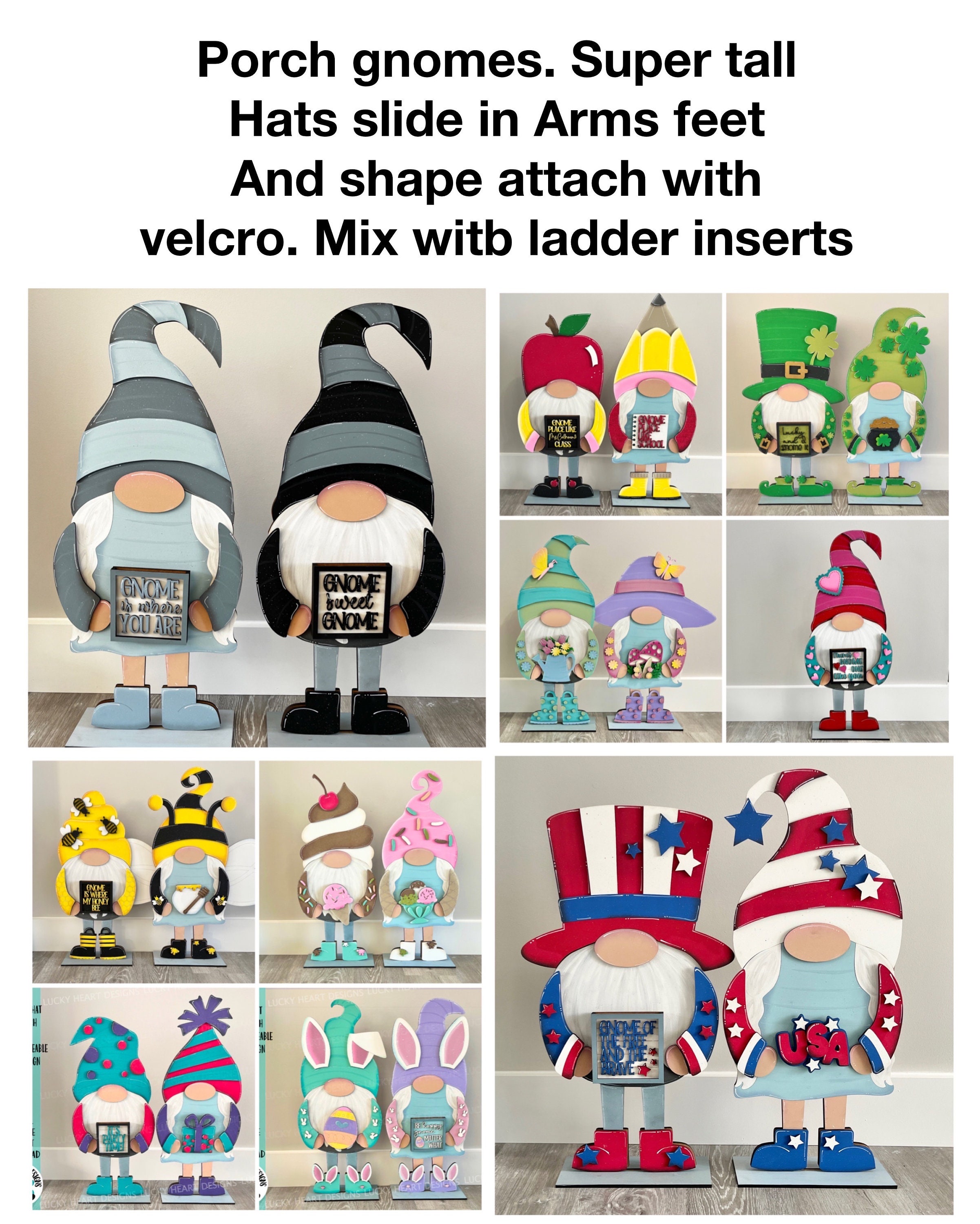 Sunflower Tall Porch Interchangeable Leaning Sign Gnome File SVG ...
