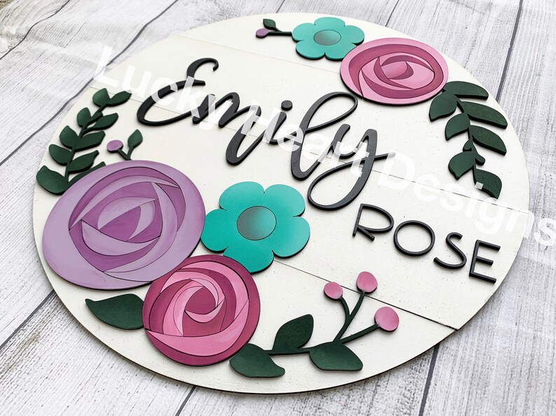 Emily Floral File SVG - Etsy