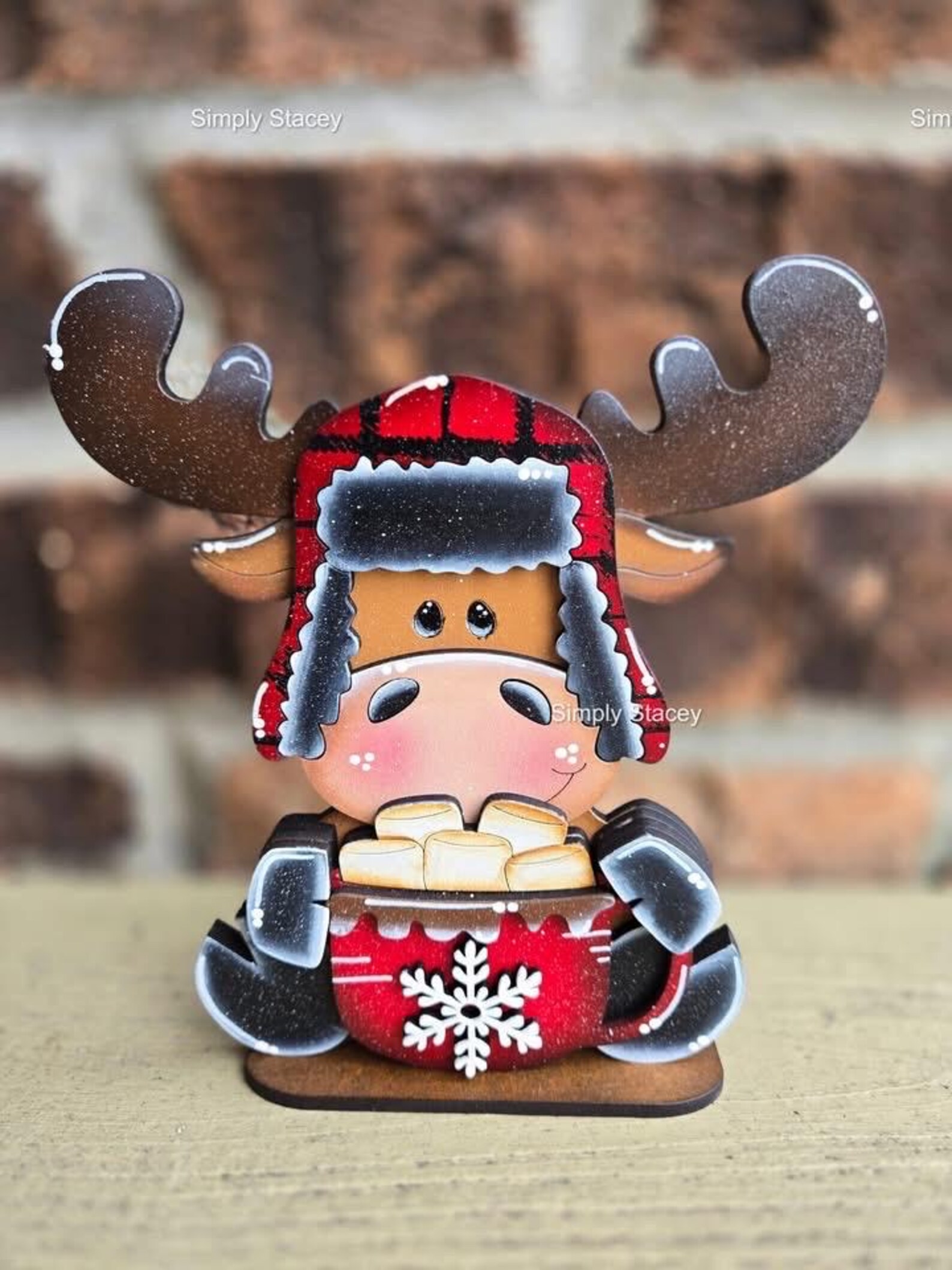 Moose Winter Hot Cocoa Standing File SVG, Snowflake, Frosty, Snowman ...
