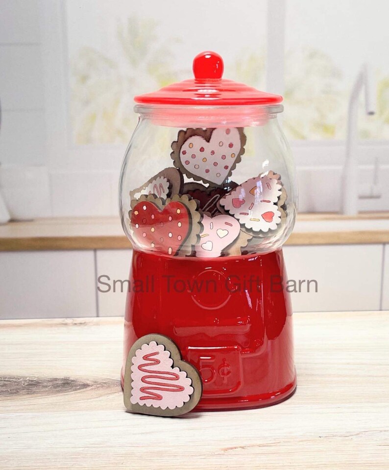 Valentine's Day Gumball Machine Filler File SVG - Etsy