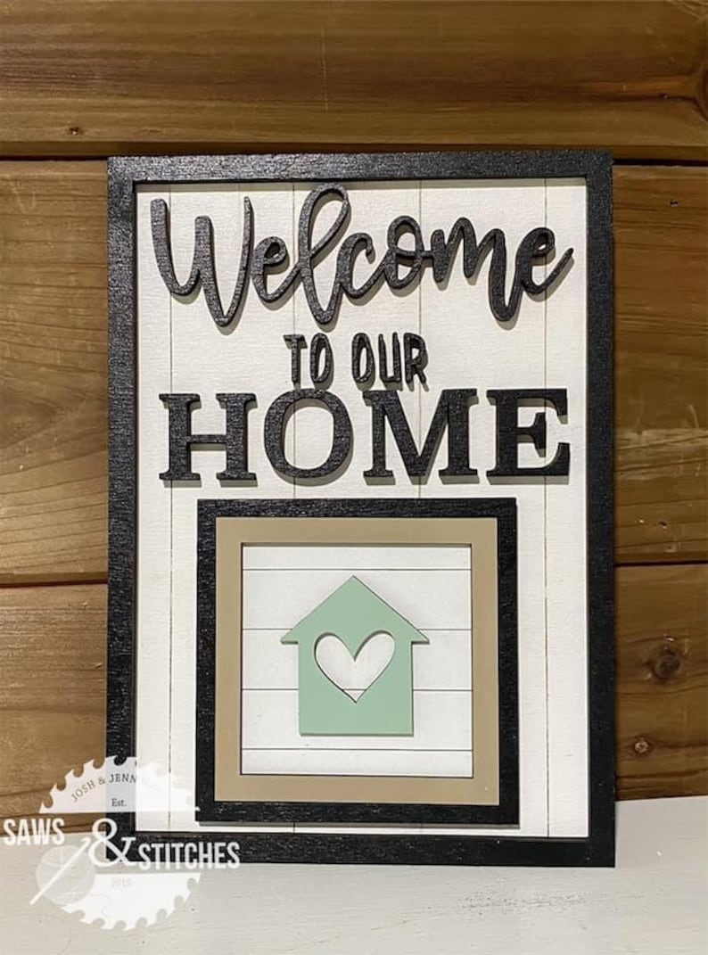 Patterned Backers for the Interchangeable Leaning Signs | Etsy