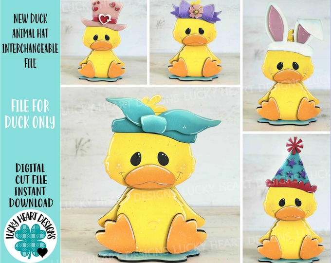 Spring Daisy Duck Standing File SVG, Umbrella, Swimming, Flower, Cute ...