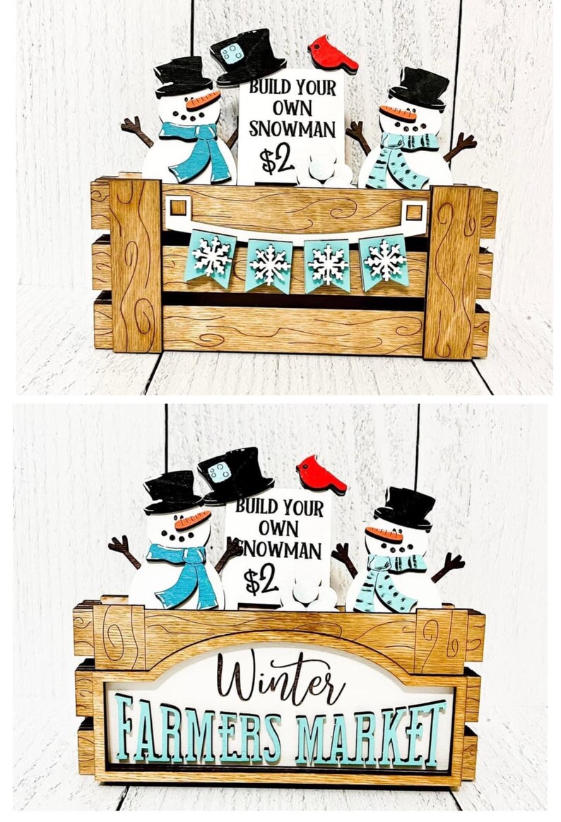 Winter Add on Interchangeable Farmhouse Truck File SVG, Glowforge ...