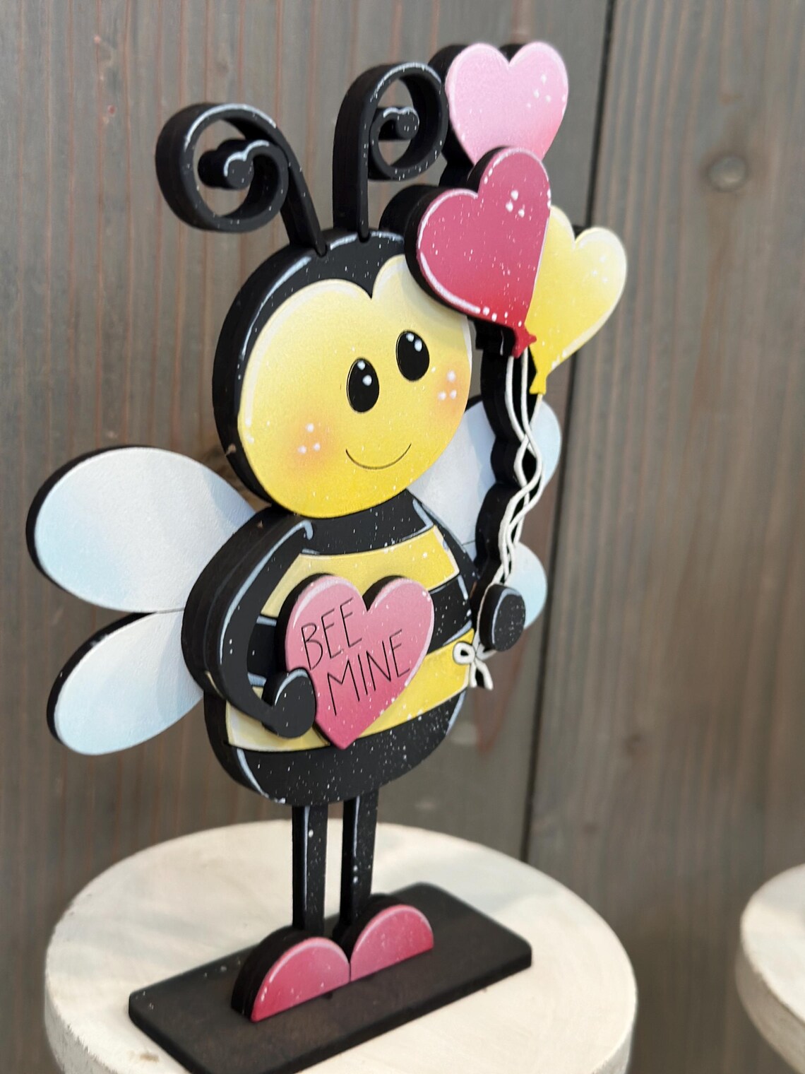 Bee Valentine Standing File SVG, Balloon, Cupid Candy Chocolate Love ...