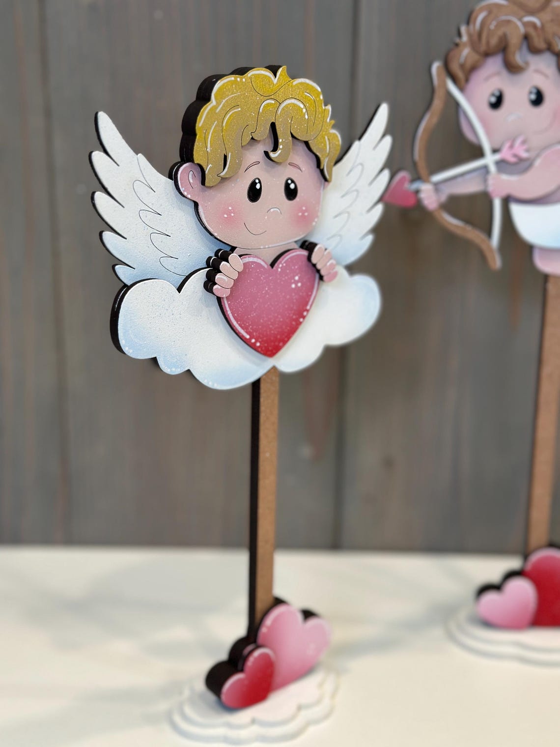 Cupid Standing File SVG, Cupid, Valentine, Clouds, Arrow, Wings, Angel ...