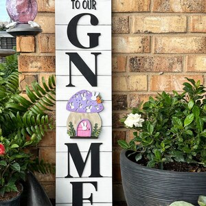 Gnome Mushroom Interchangeable Vertical Porch File SVG, Glowforge ...