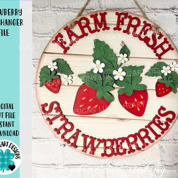 Strawberry Sign - Etsy