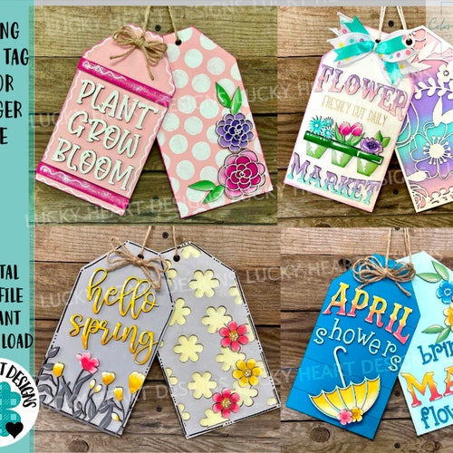 Christmas Winter Door Tag File SVG Glowforge Holiday Wreath - Etsy