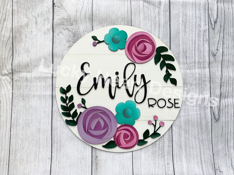 Emily Floral File SVG - Etsy