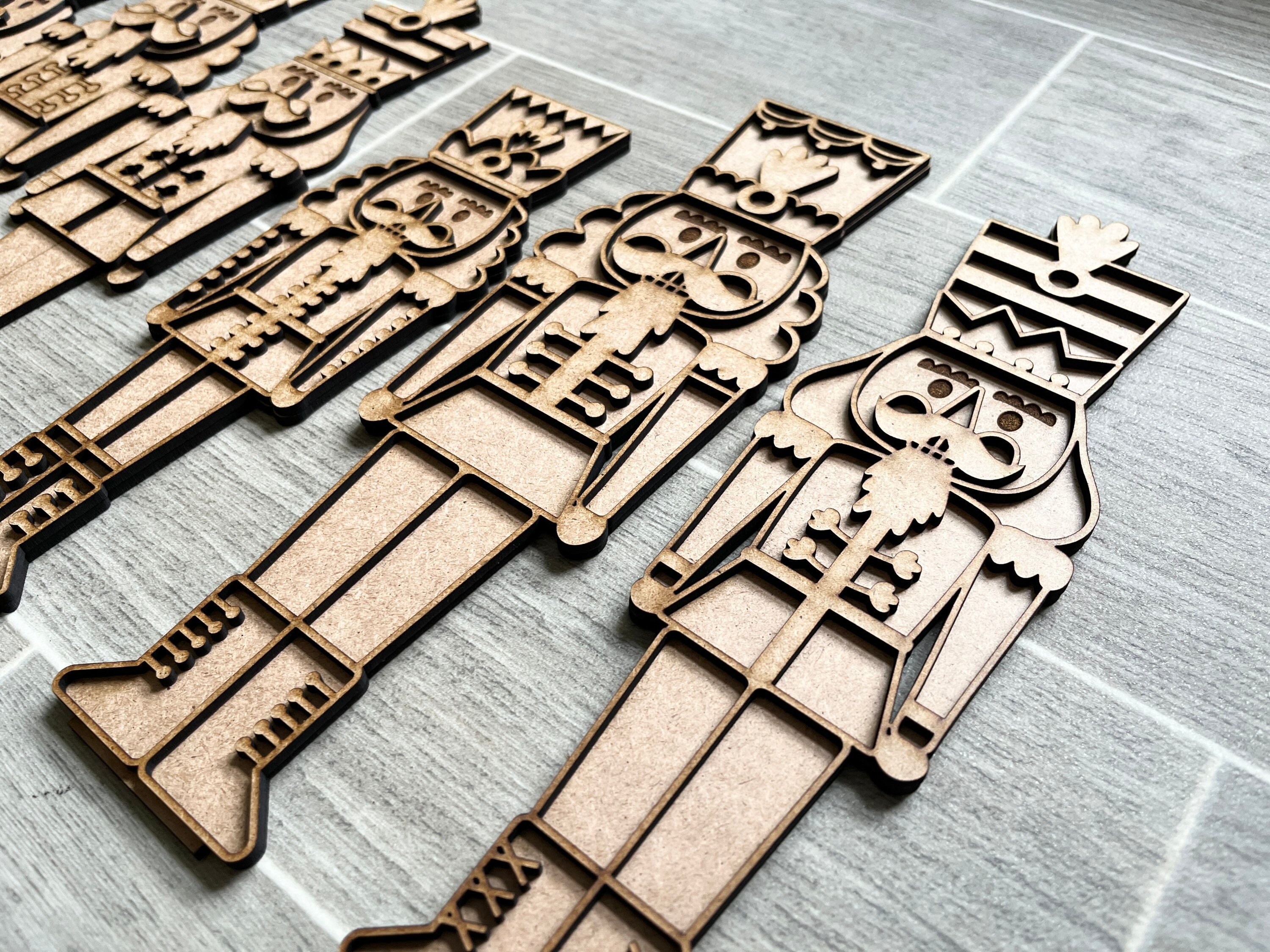 Standing Nutcracker Christmas File SVG Glowforge - Etsy