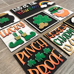 Pinch Proof St.patrick's Day Interchangeable Leaning Sign File ...