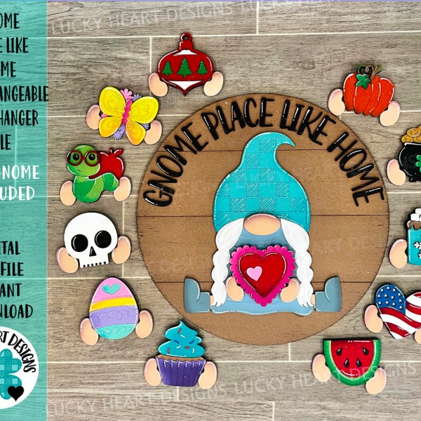 Gnome Place Like Home for the Holidays Svg - Etsy