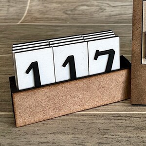MINI Countdown Sandwich Board Interchangeable Leaning Sign File SVG ...