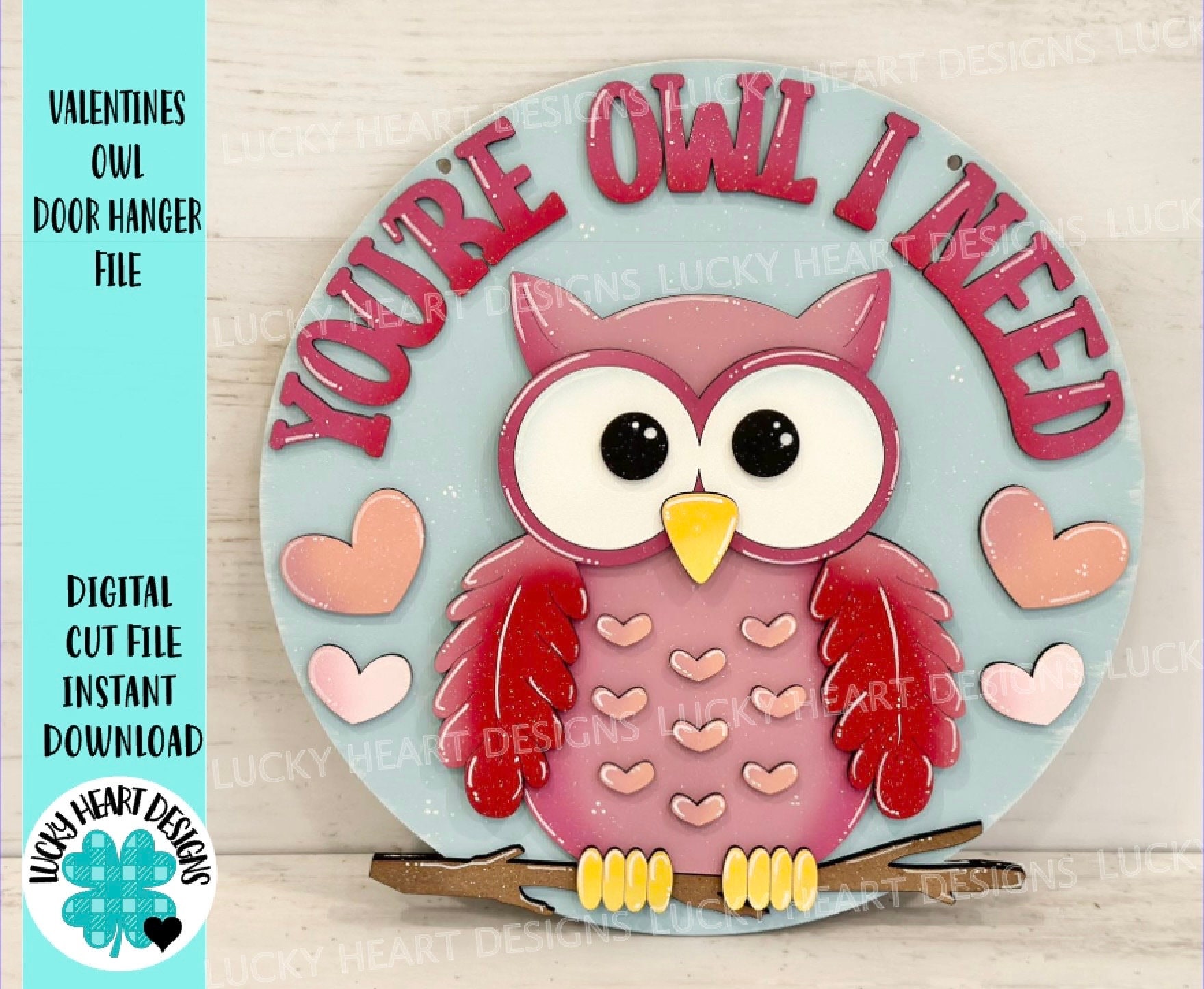 Owl Valentine's Day Coloring Pages OWL VALENTINES - Printable Owl ...