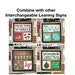 Rectangle Interchangeable Leaning Sign File SVG, Seasonal Home Sign ...