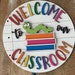 Interchangeable School Sign, SVG FILE Glowforge Door Hanger - Etsy