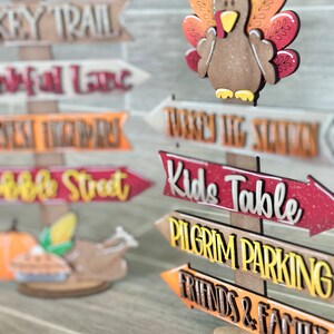 Thanksgiving Street Sign File SVG, Glowforge Pilgrim, Pumpkin ...