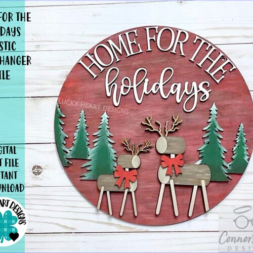 Rustic Farmhouse Christmas Tree File SVG Glowforge - Etsy