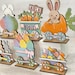 Easter Standing Train File SVG, Bunny, Carrots, Easter Egg, Tiered Tray ...