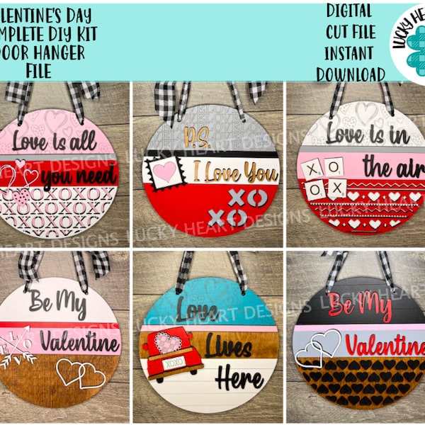 Valentine Door Hangers - Etsy