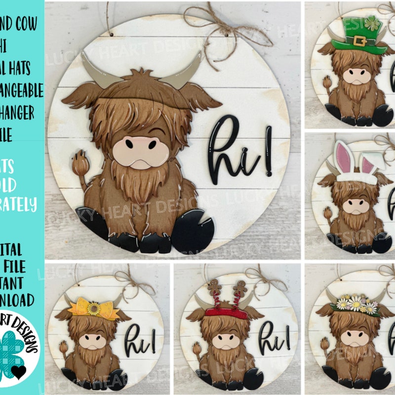 Lucky Door Hanger Svg - Etsy