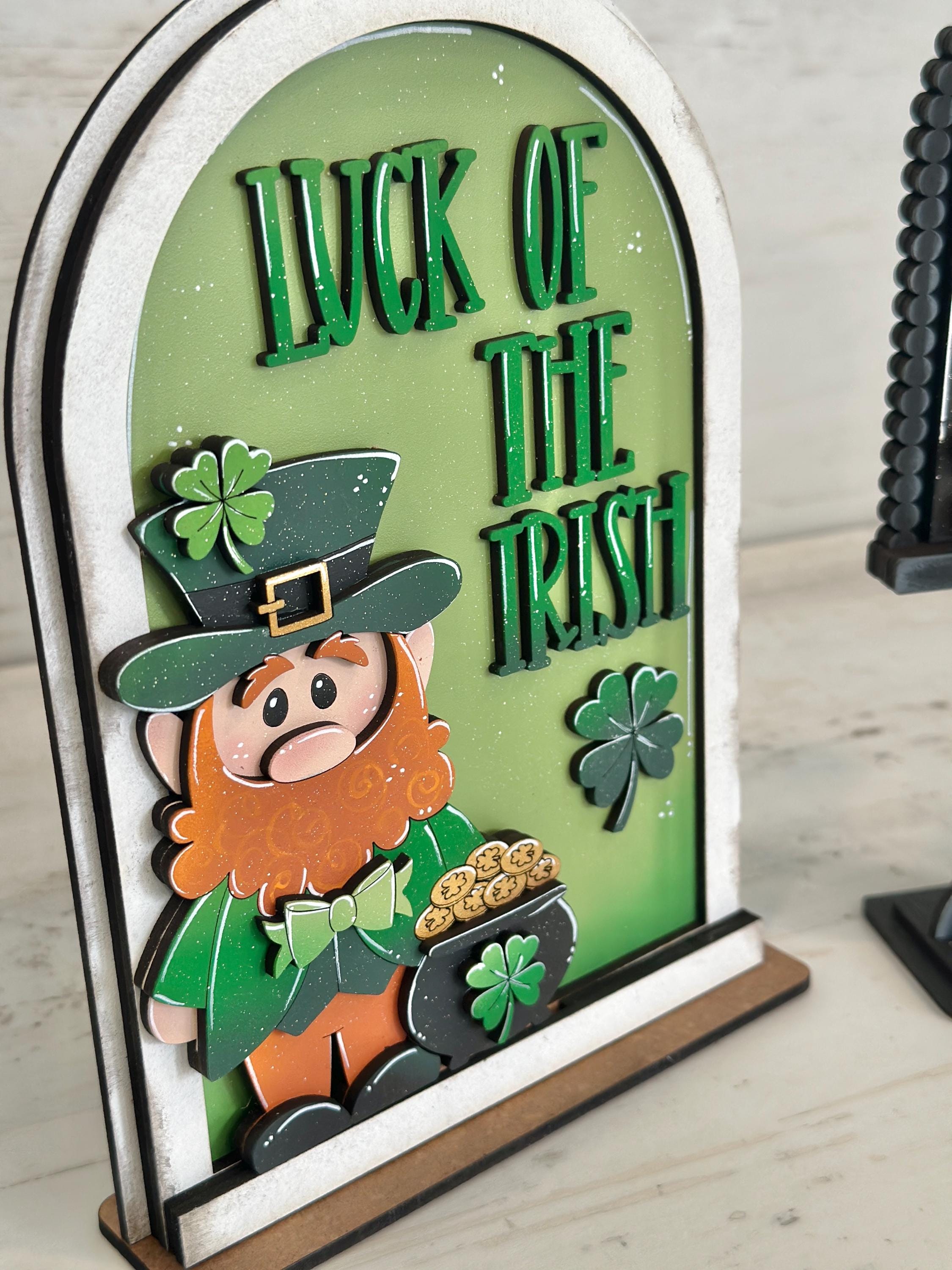 Leprechaun Tall Arch Sign Interchangeable File SVG, TINY, INSERT Only ...