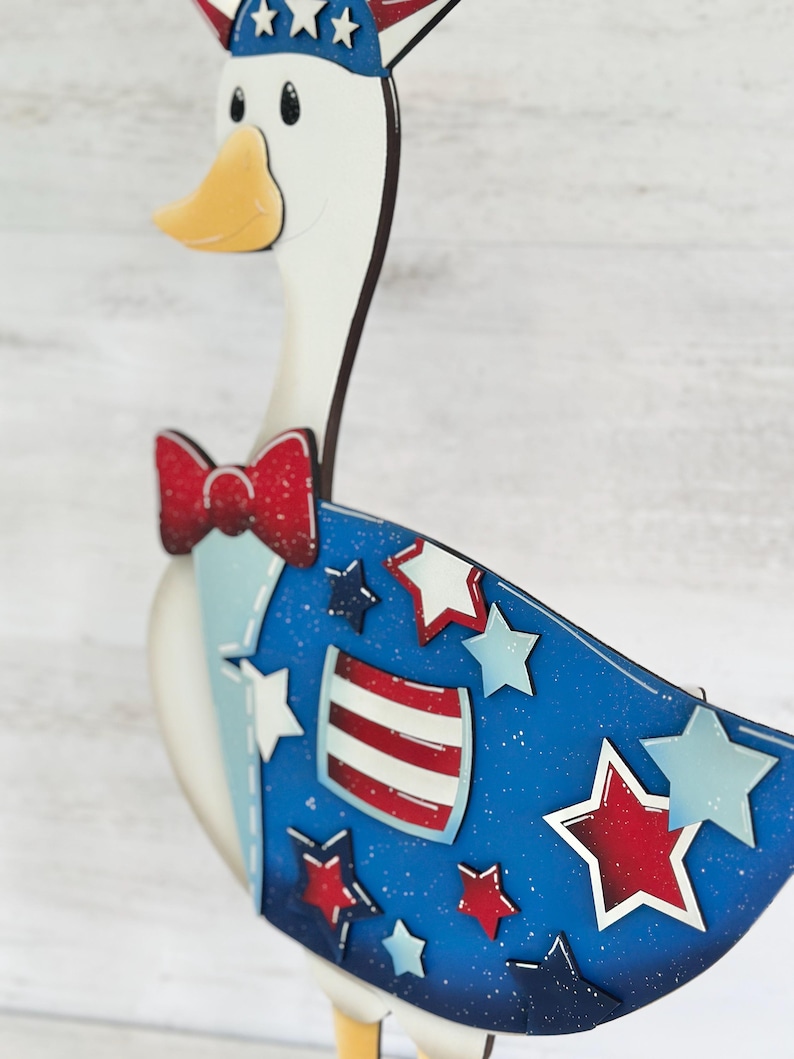 Goose Animal Hats July 4th Interchangeable Outfit File SVG, America ...