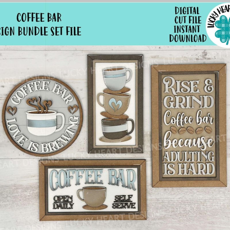 Coffee Bar Signs - Etsy