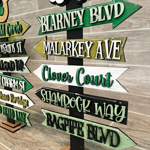St. Patrick's Day Day Street Sign File SVG, Glowforge ...