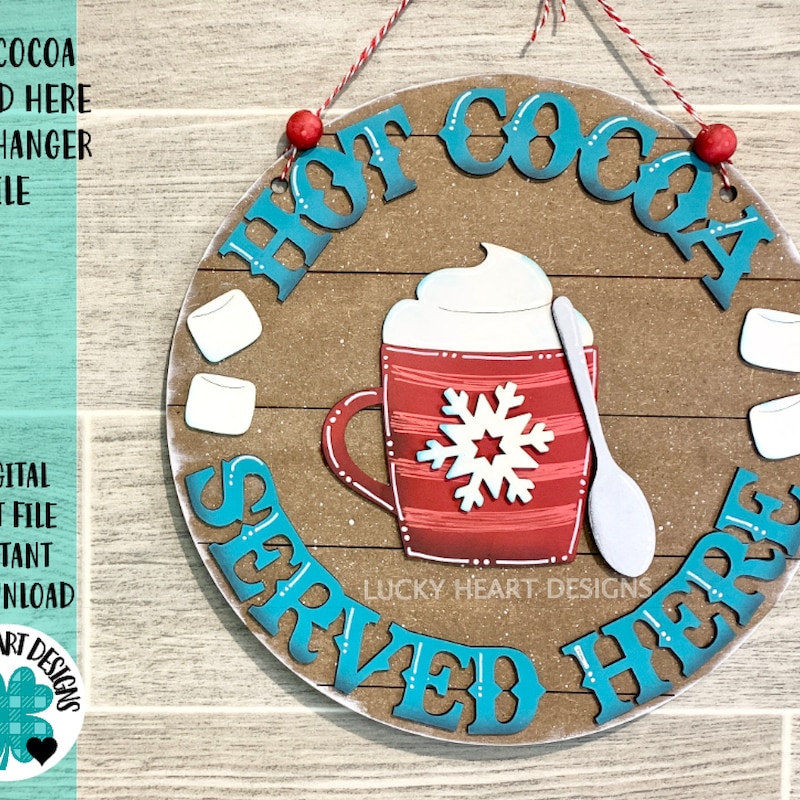 Hot Chocolate Door Decor - Etsy