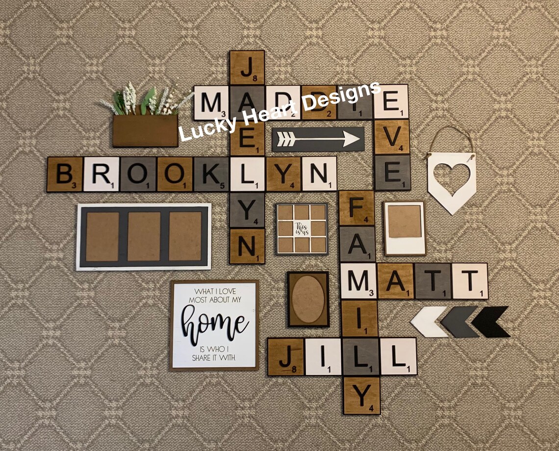 Wall Collage Frame File SVG, Glowforge Picture Frames ...