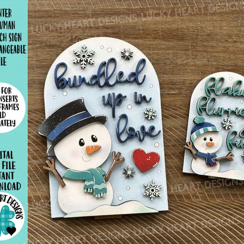Snowman Signs - Etsy