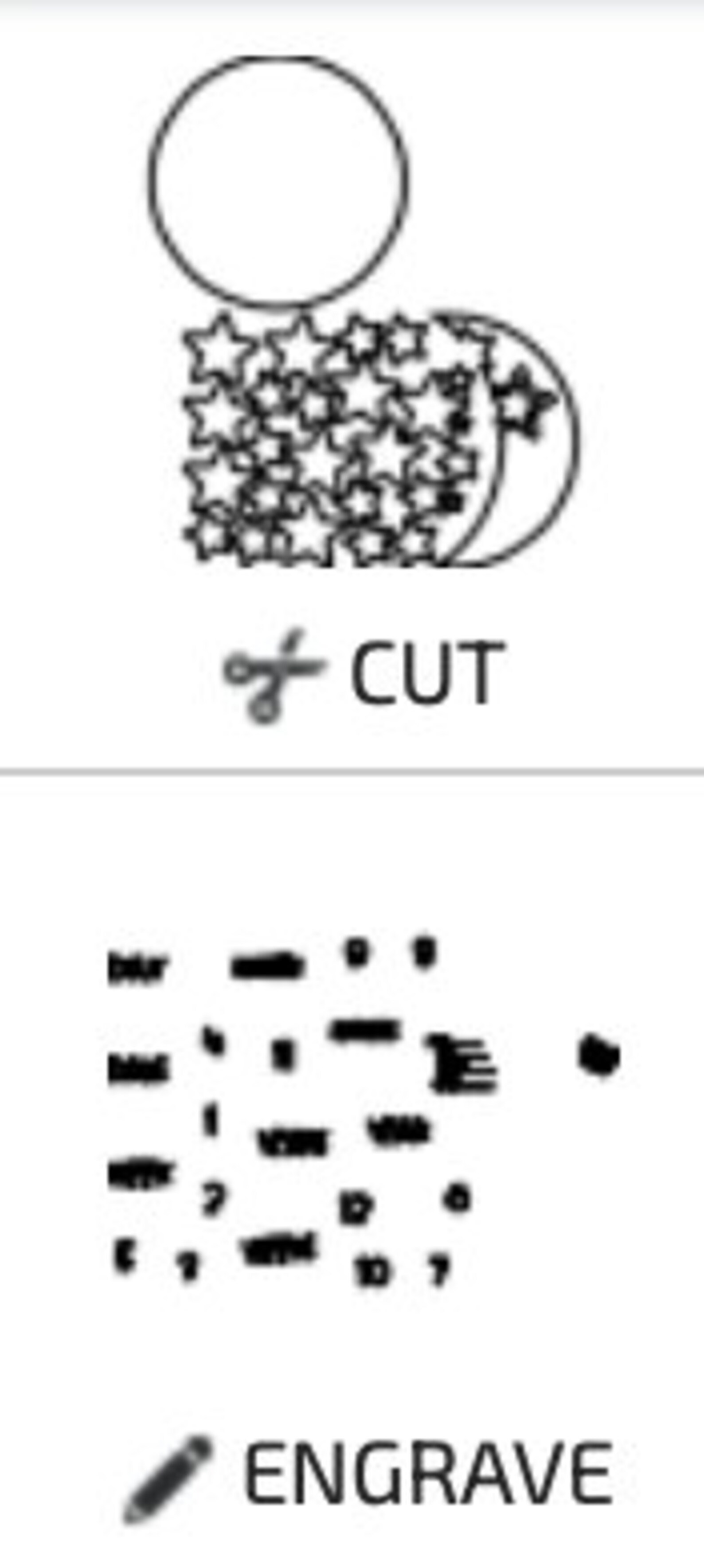 Baby Milestone Star Moon Sign SVG FILE GLOWFORGE - Etsy