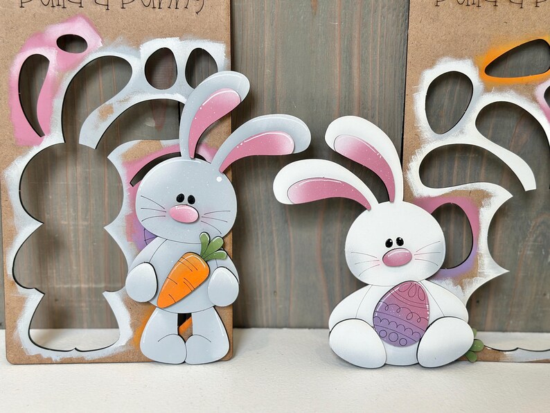 Floppy Bunny Pop Out Easter Craft Kit File SVG, Glowforge, Nerdy, Egg ...