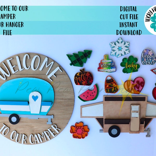 Welcome Camper Sign - Etsy