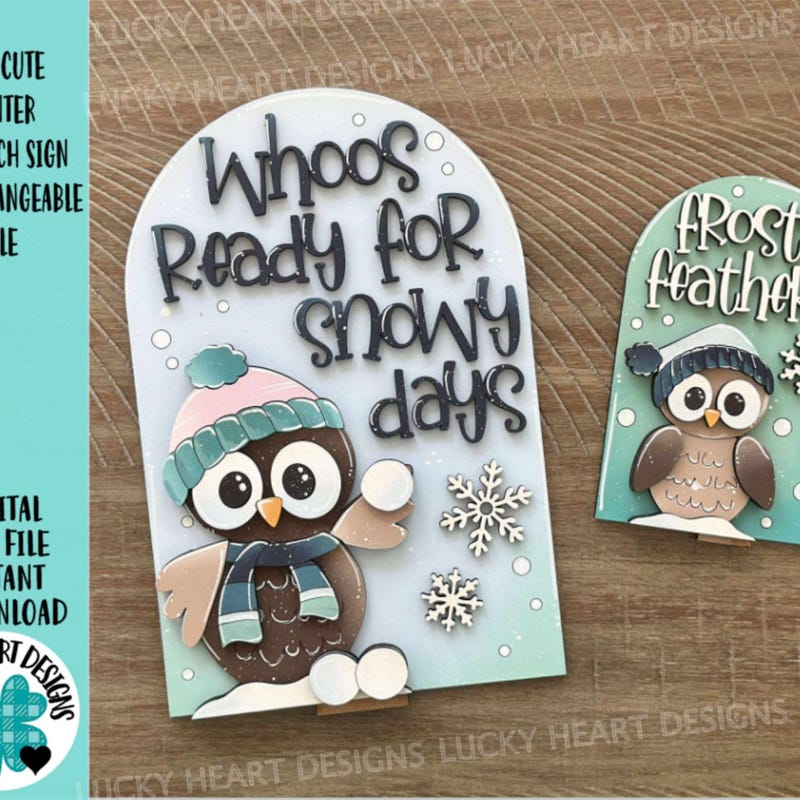 Tall Winter Signs - Etsy