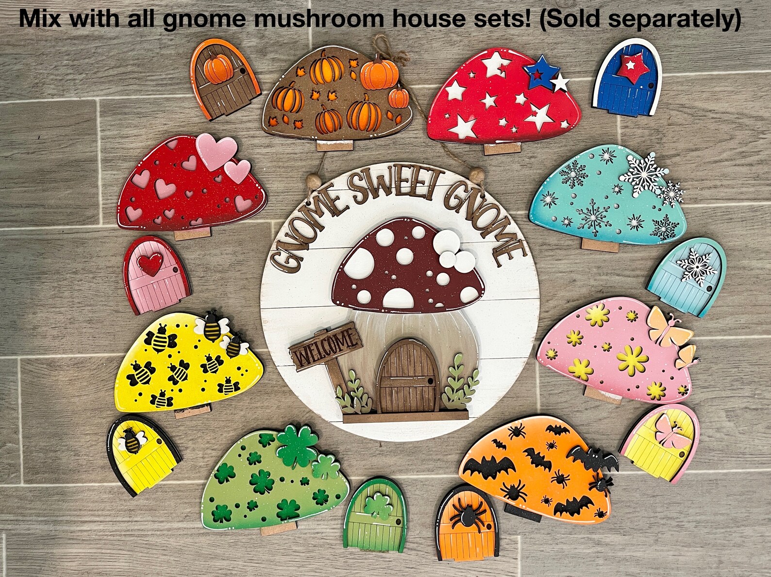 Gnome Mushroom Interchangeable Vertical Porch File SVG, Glowforge ...