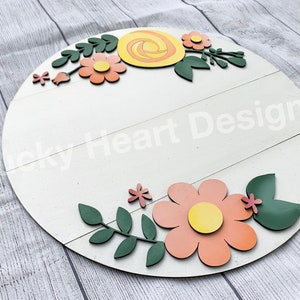 Olivia Chunky Floral File, SVG File - Etsy