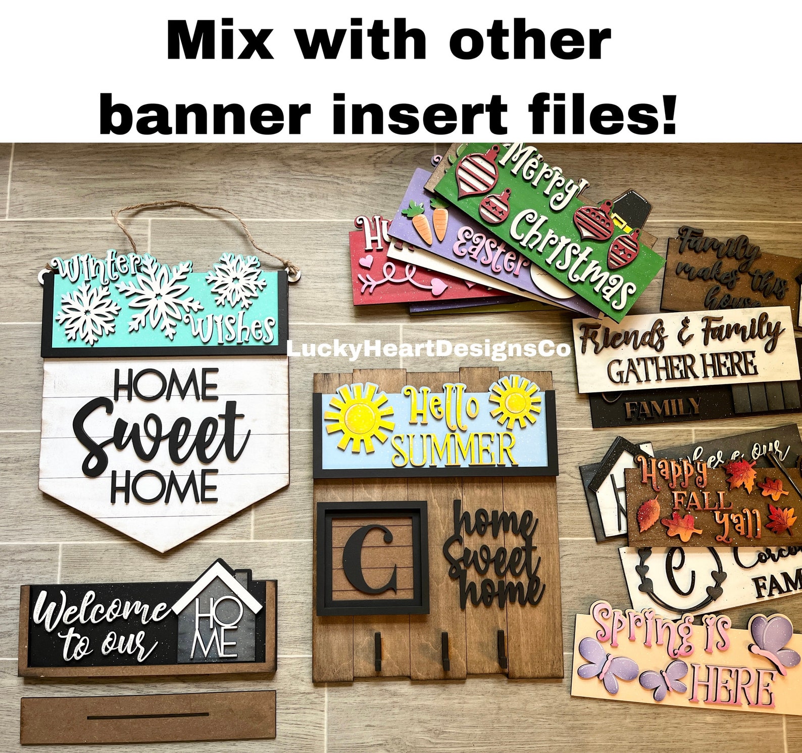 School Interchangeable Banner File SVG Glowforge - Etsy