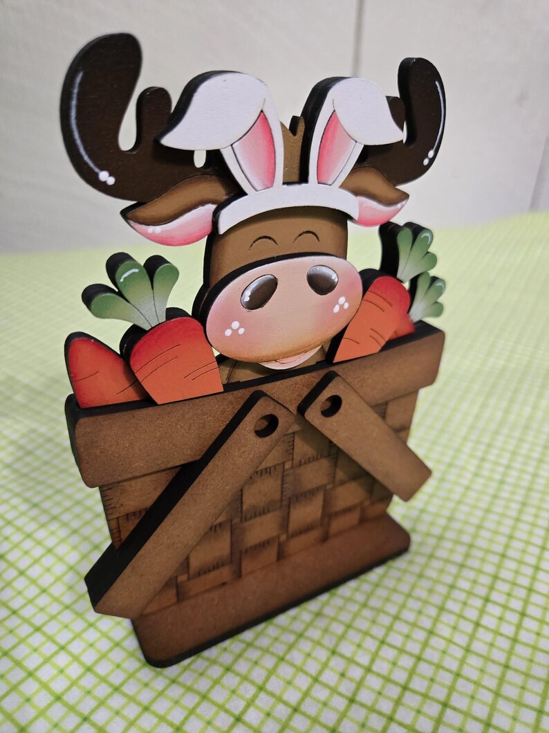 Moose Carrot Easter for the Flower Basket Interchangeable File SVG ...